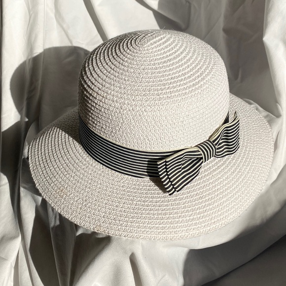 Magid Hats | Accessories | Magus Hats White Straw Hat With Black And ...